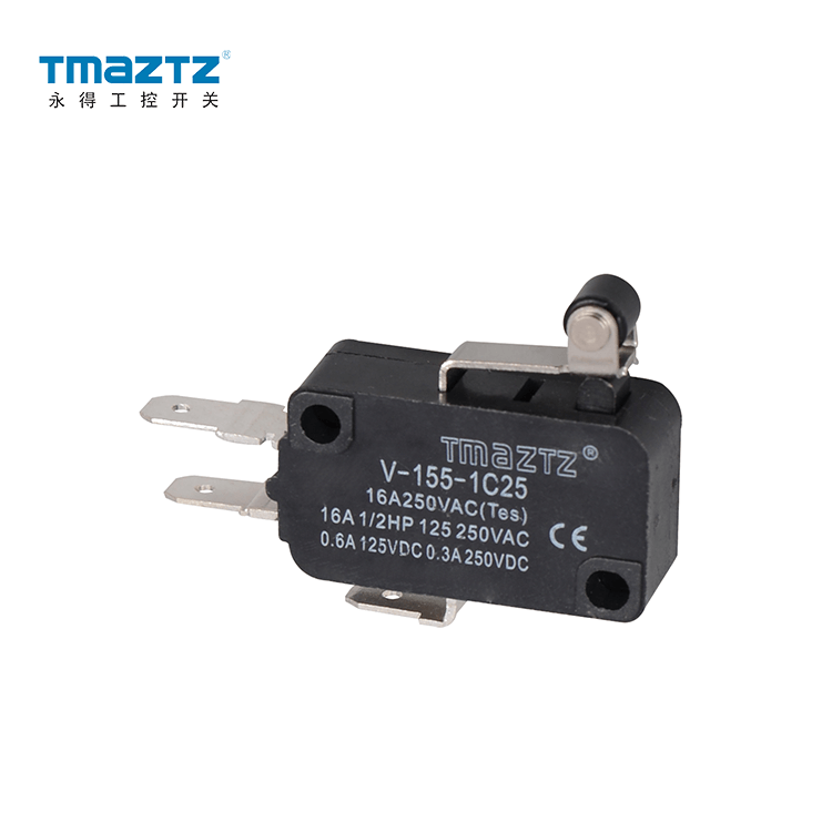 V-155-1C25 Short Lever Roller Micro Switch Supplier TMAZTZ Electric